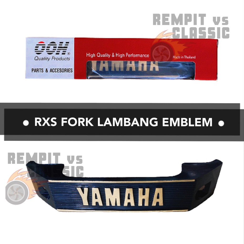 REMPIT Rxs Fork Emblem Lambang Emblem Logo | Shopee Singapore