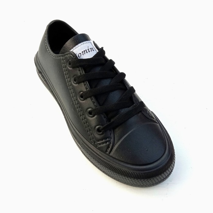 HITAM Original KOMIN BLACK FULL BLACK WATERPROOF PYLON RUBBER SCHOOL ...