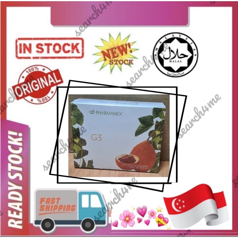Nuskin g3 superfruit blend 15 pouch x 60ml singapore stock | Shopee ...