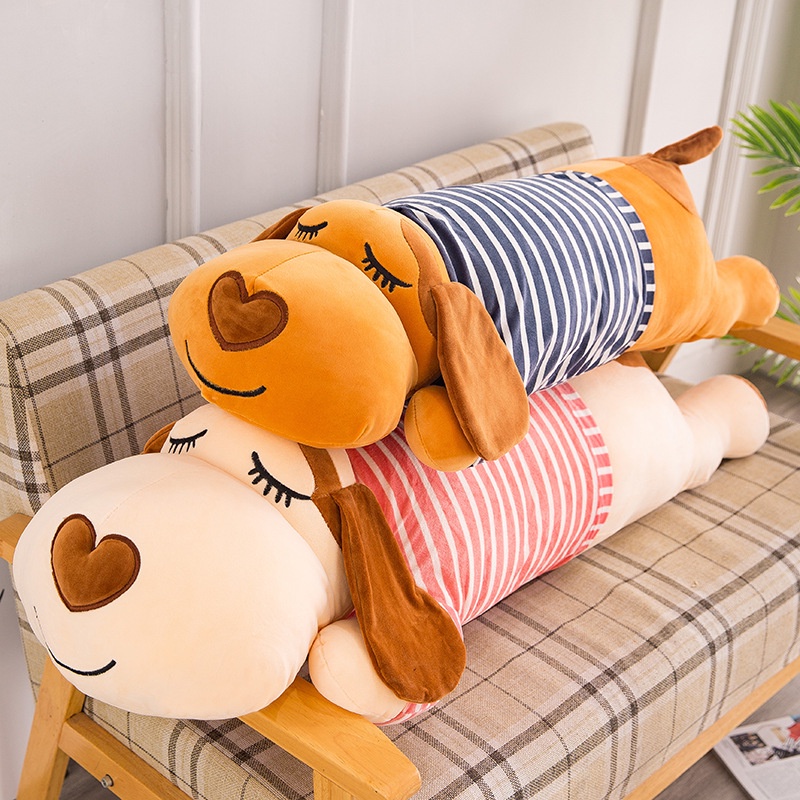 Cute papa dog plush toy sleeping plushie pillow puppy soft toy doll ...