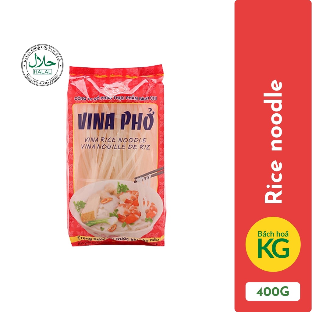 Vina Rice Noodle 400g - Phở Bích Chi - Pho Vietnam - Bách hóa KG ...