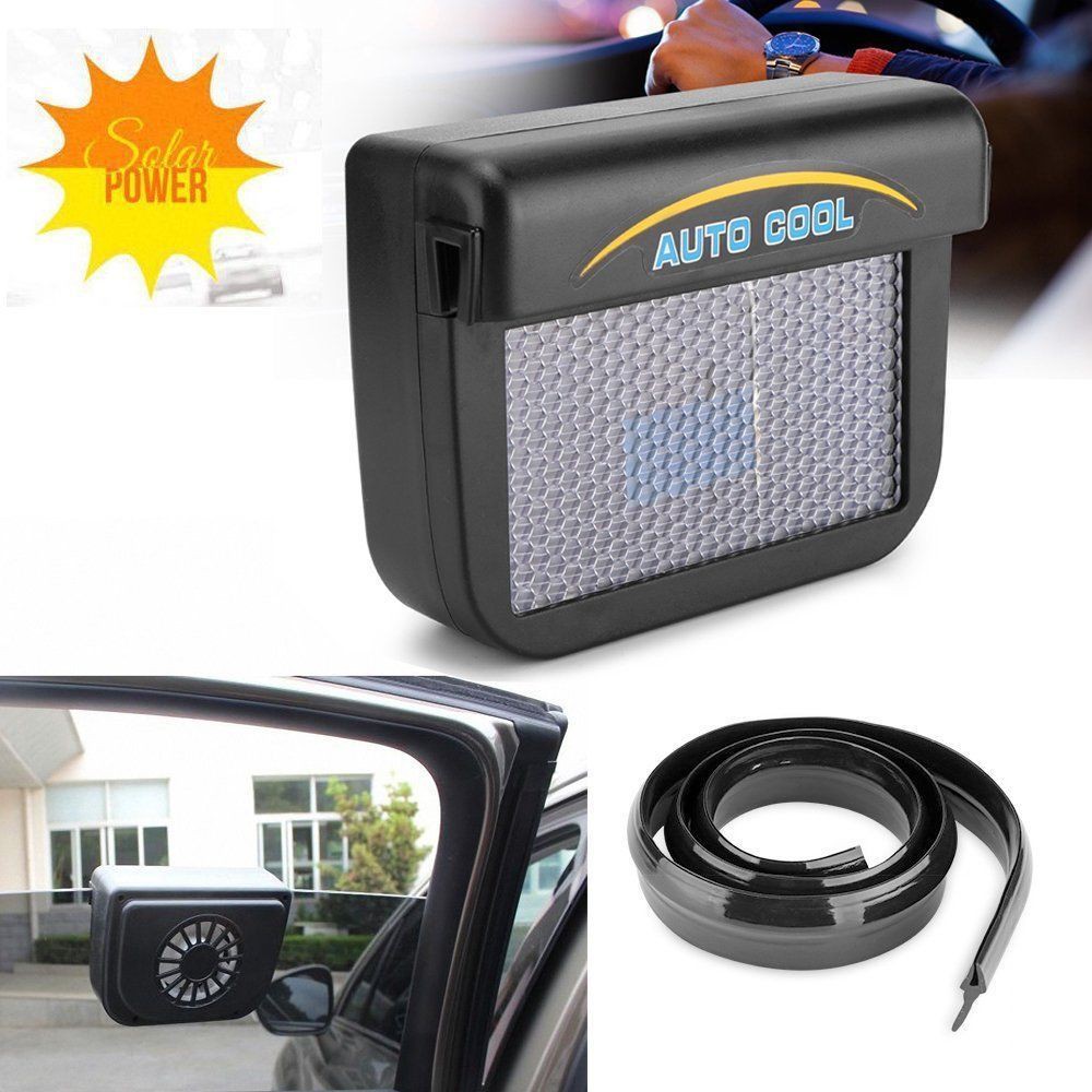 New Solar Sun Power Car Window Auto Air Vent Cool Fan Cooler Energy ...