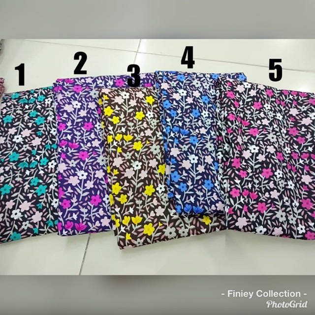 KAIN PASANG COTTON F (4 Meter) | Shopee Singapore