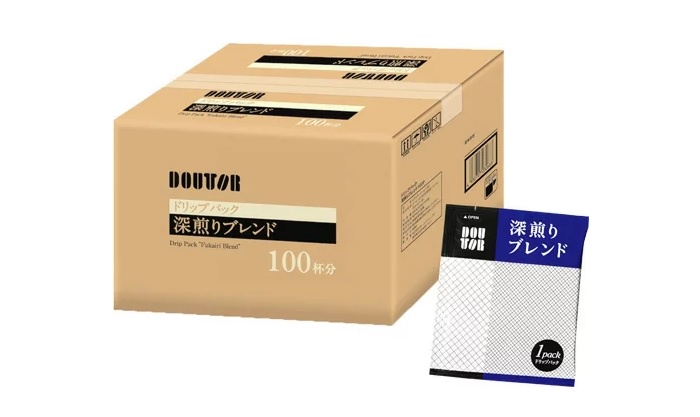Doutor Drip Coffee 100pcs / French Blend, Mild Blend, Kilimanjaro Blend ...