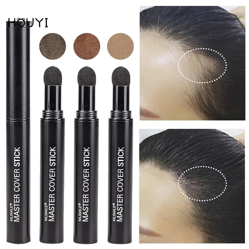 Portable Hair Root Edge Blackening Shadow Stick/ Natural Fluffy ...
