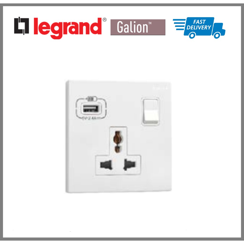 [SG Seller] Legrand Galion Socket with USB Champagne Silver Rose Gold ...
