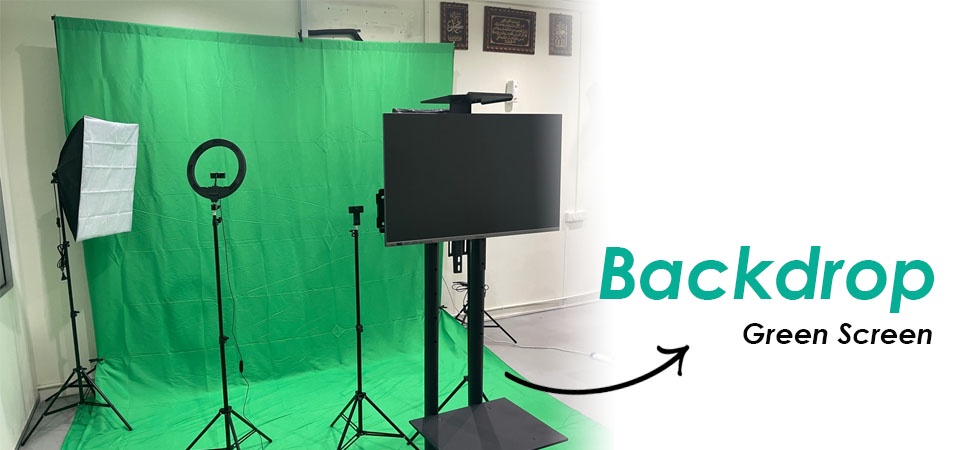Green Screen Kain Studio Photo Studio Video Muslin Backdrop Backgroud ...