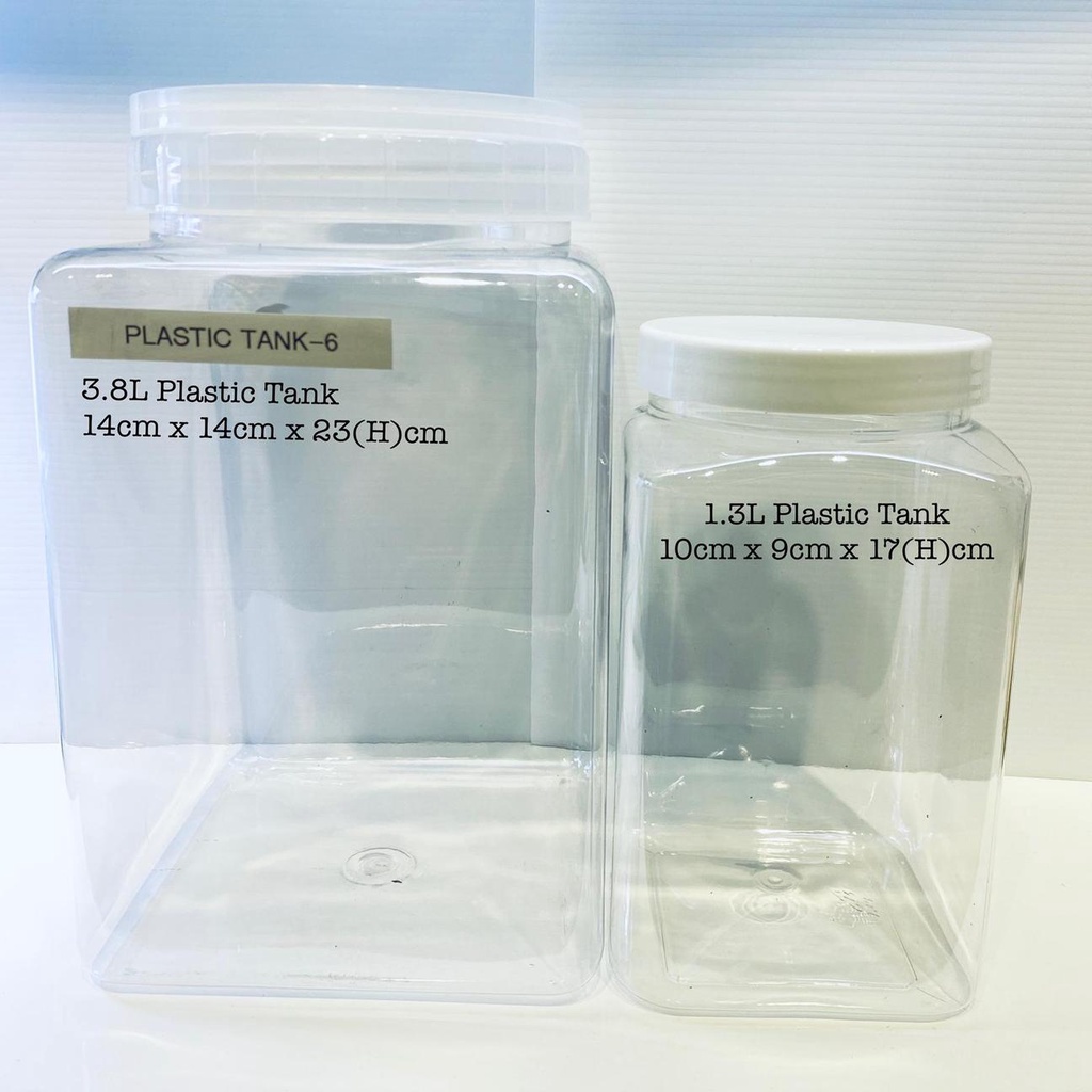 Plastic SU Container/Tank - Lightweight Betta Home (1.3L & 3.8L ...