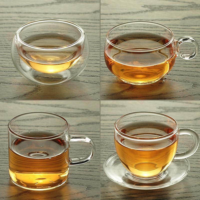 Tea Cup Handmade Heat-Resistant Glass Mug Handle Tea Cup Fragrance ...