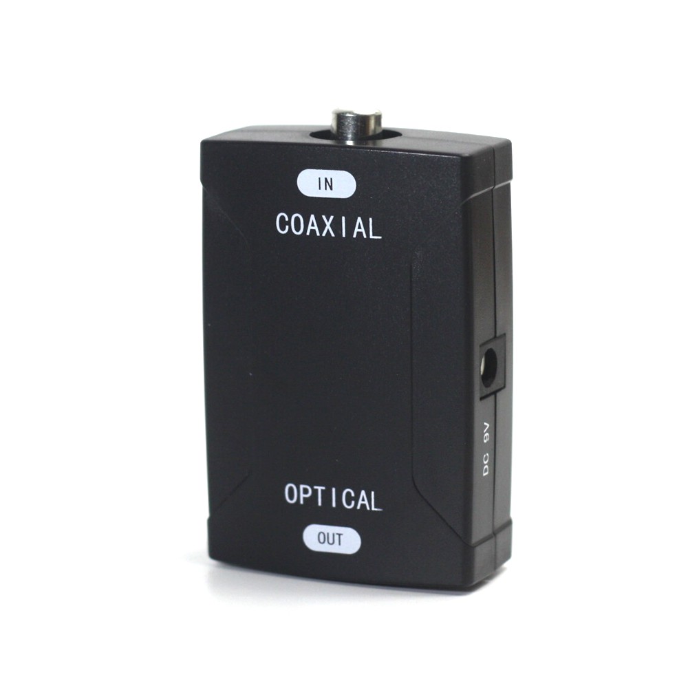 Coaxial RCA input To Optical Toslink Output Jack Digital Audio ...