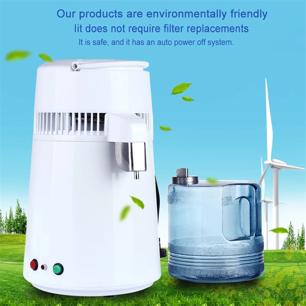 Household Pure Water Distiller 4L 750W Water Purifier Container ...
