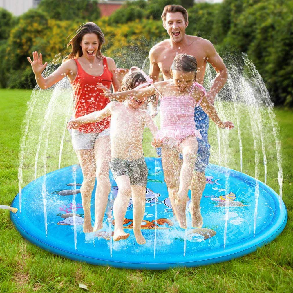 Water Baby Water Sprinkler Pad for Kids, Upgraded 68' Summer Outdoor ...