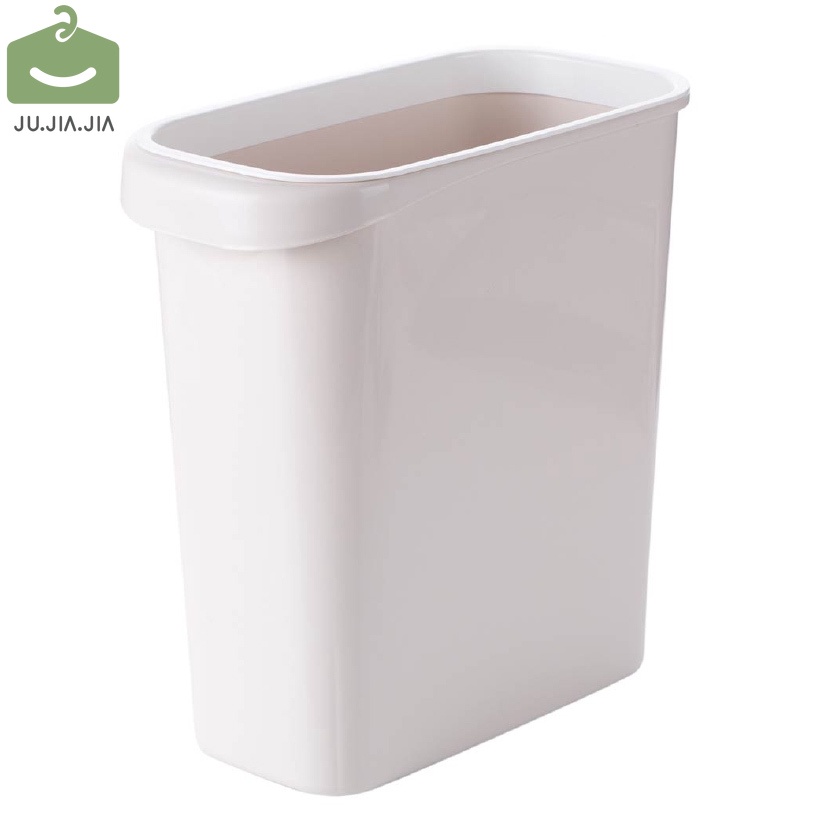JUJIAJIA Rectangular Narrow Trash Can with Pressure Ring Gap Small ...