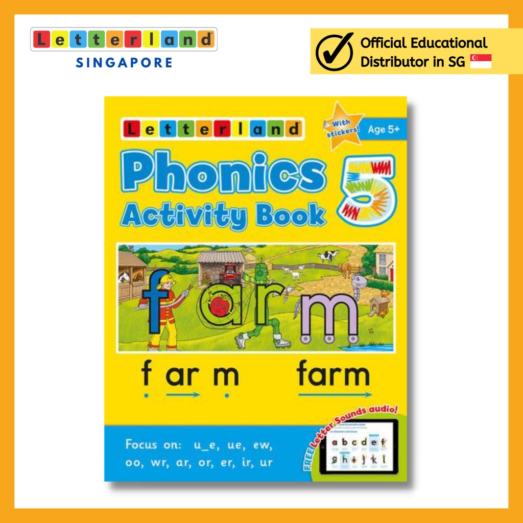 Letterland Phonics Activity Book 5 | Shopee Singapore