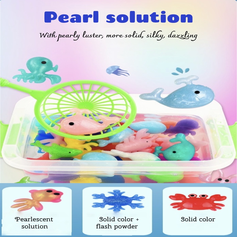 Magic Water Elves Kids DIY Craft Water Aqua Jelly Gel Montessori ...
