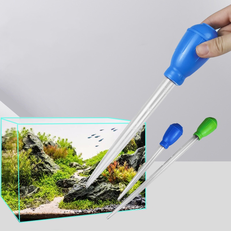 Small fish tank water changer suction toilet manual mini suction pipe ...