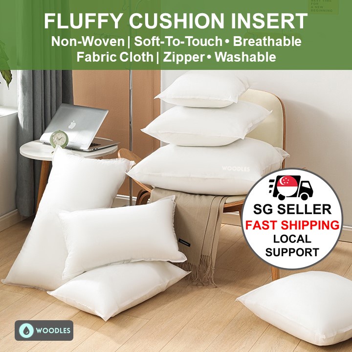 [SG Stock] WOODLES Cushion Insert Square Rectangle Pillow Filling for ...