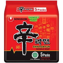 Nongshim Shin Ramyun Instant Noodle - Spicy (Halal/Non-Halal) | Shopee ...
