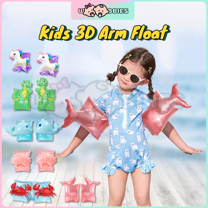 Woobbies Inflatable 3D Cartoon Arm Float Arm Ring Kids Float Swimming ...