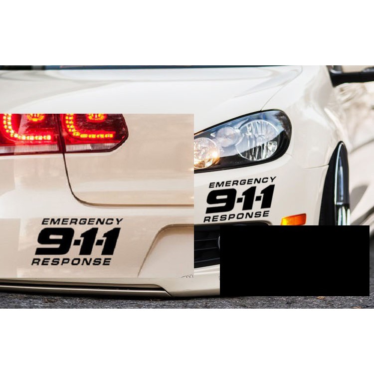 Issued 911 Transformers Car Stickers Modified Electric Vehicle ...