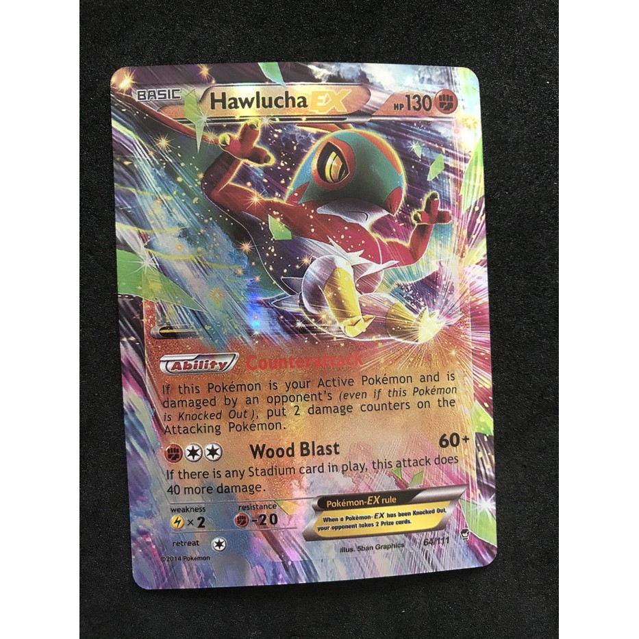 Pokemon TCG Sun&Moon Hawlucha EX Card (price/card) | Shopee Singapore