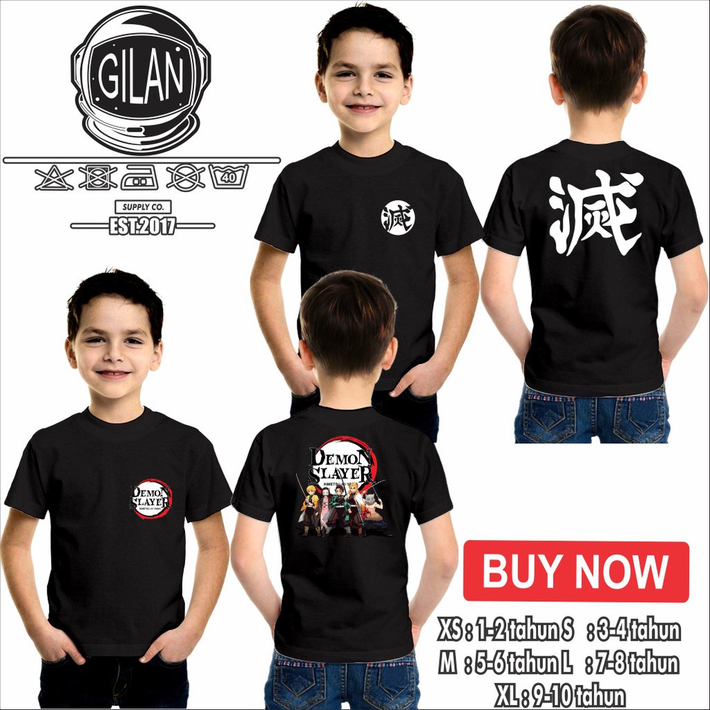 Sakazuki Kaos Kaos Baju T Shirt Distro Children Anime Image KIMETSU NO ...