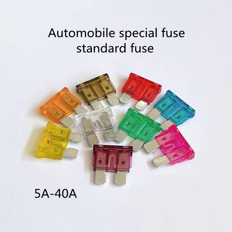 10pcs 5A 7.5A 10A 15A 20A 25A 30A 35A 40A Medium Size Car Dedicated Fuse Insert | Shopee Singapore