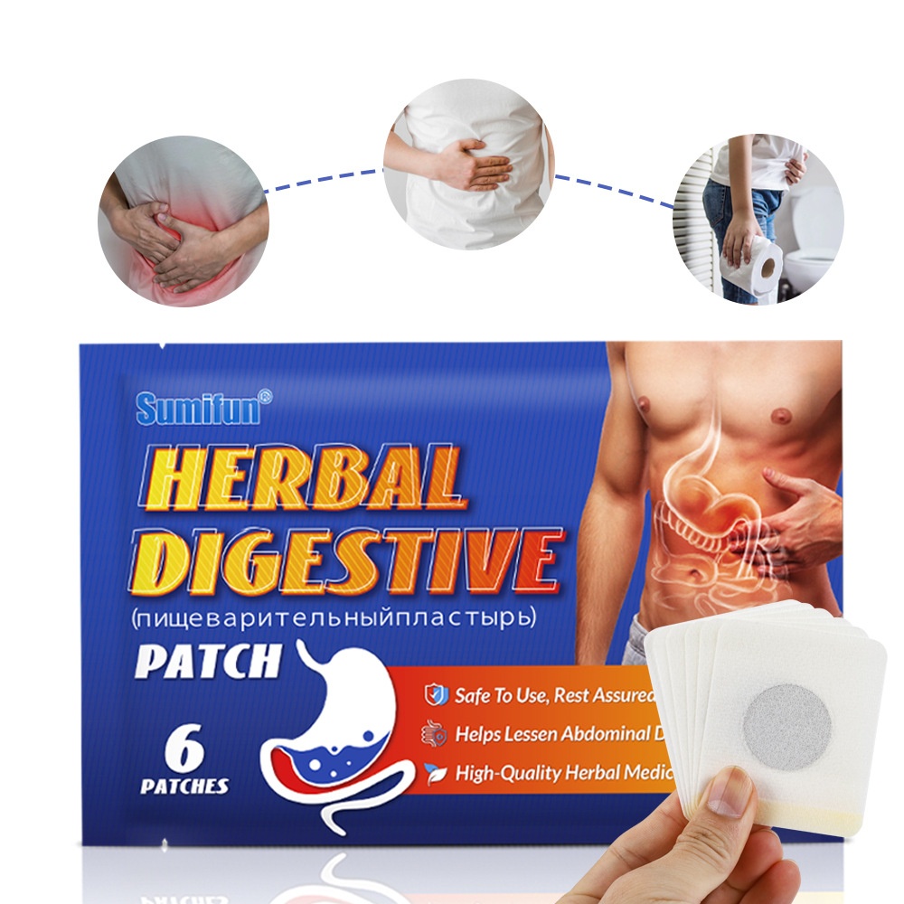 12pcs Relief Stomach Patch Herbal Digestive Patch Acid Reflux ...