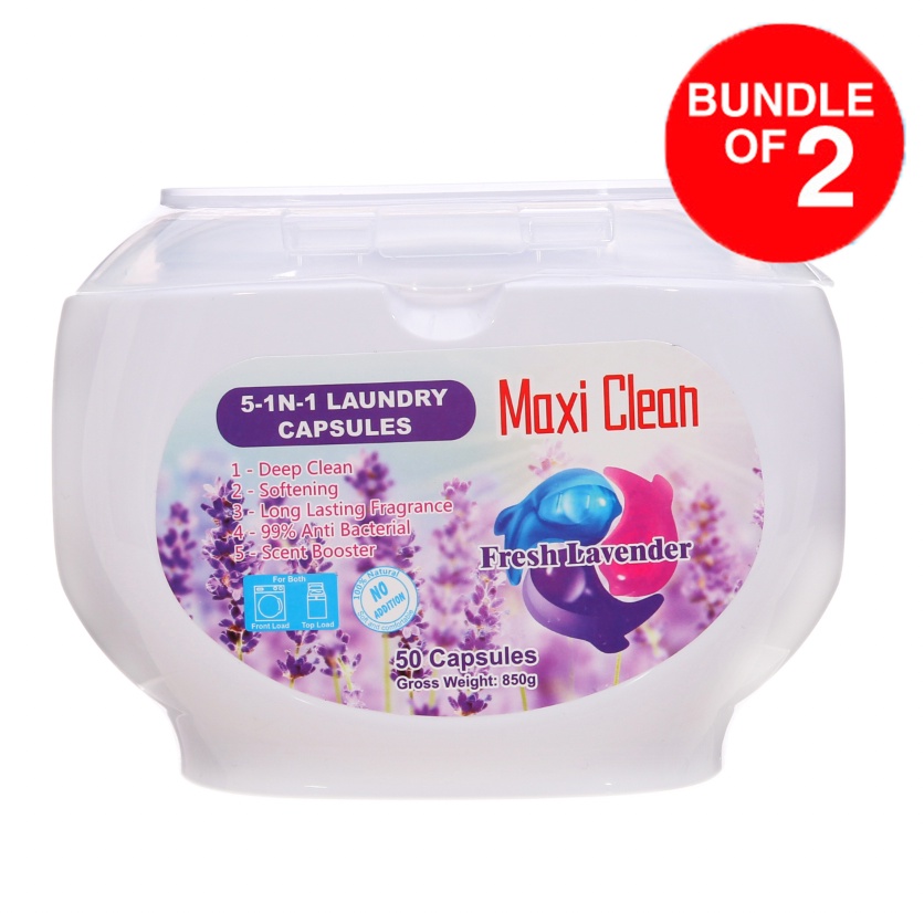 [Maxi Clean] 60/100 pods - Laundry Detergent Capsule / 4 Types ...