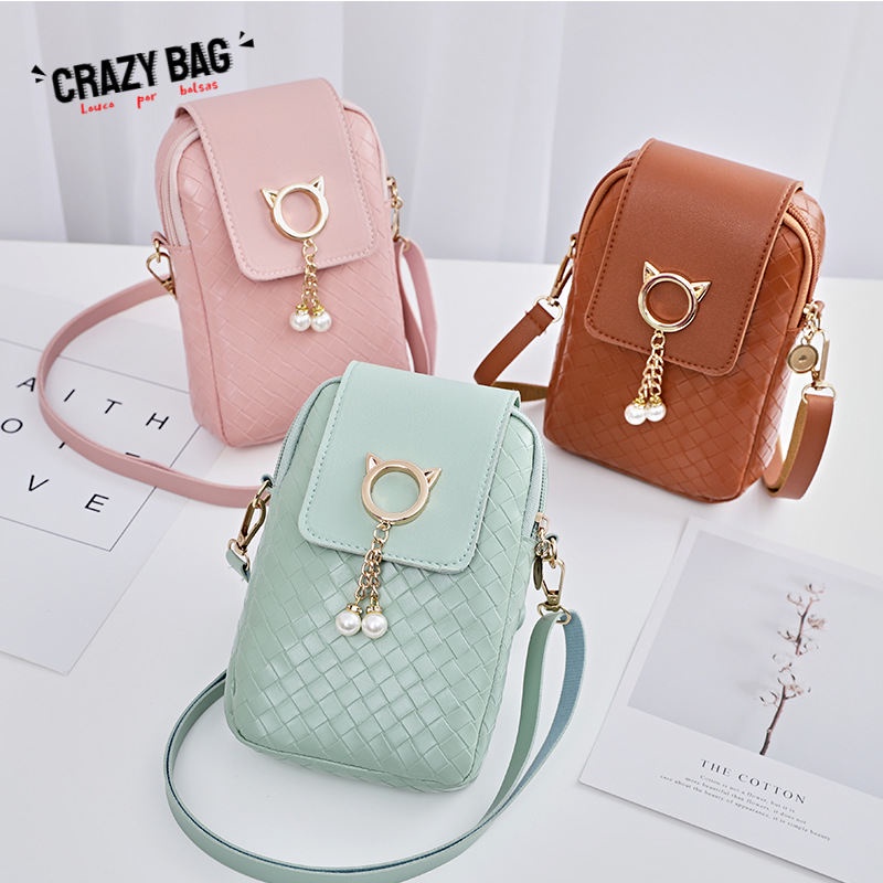 【Crazy Bag】Crossbody mobile phone bag 2022 fashion women's bag Korean ...