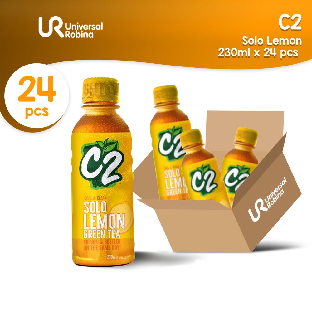 24 x C2 Solo Lemon Green Tea (230ml) | Shopee Singapore