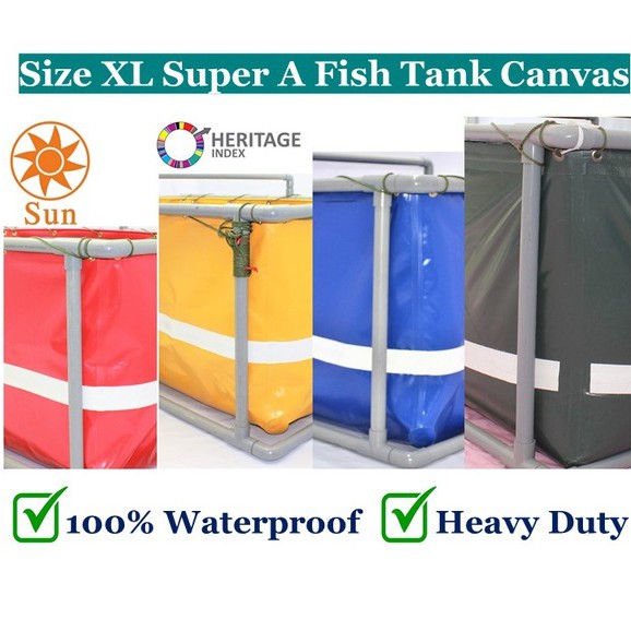 1 Belt Size XL Super A Fish Tank Canvas Heavy Duty Nylon Pool Lining ...