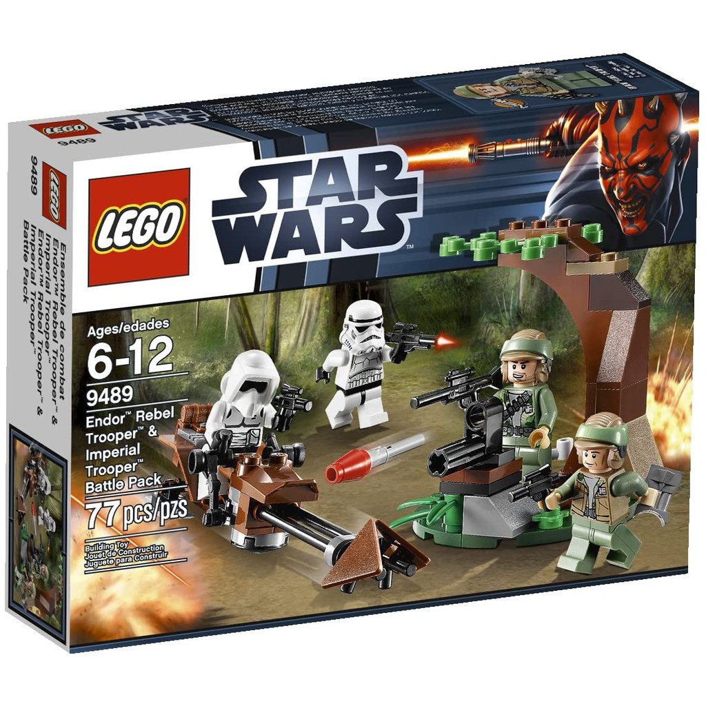 Lego 9489 - Endor Rebel Trooper and Imperial Trooper Battle Pack (Star ...