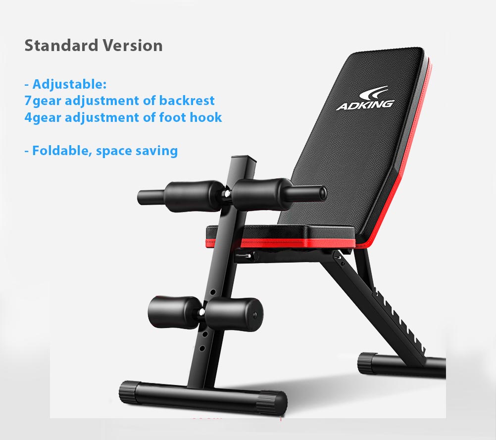 Foldable Workout Bench Home Gym Bench Fitness Bench Dumbbell Bench ...