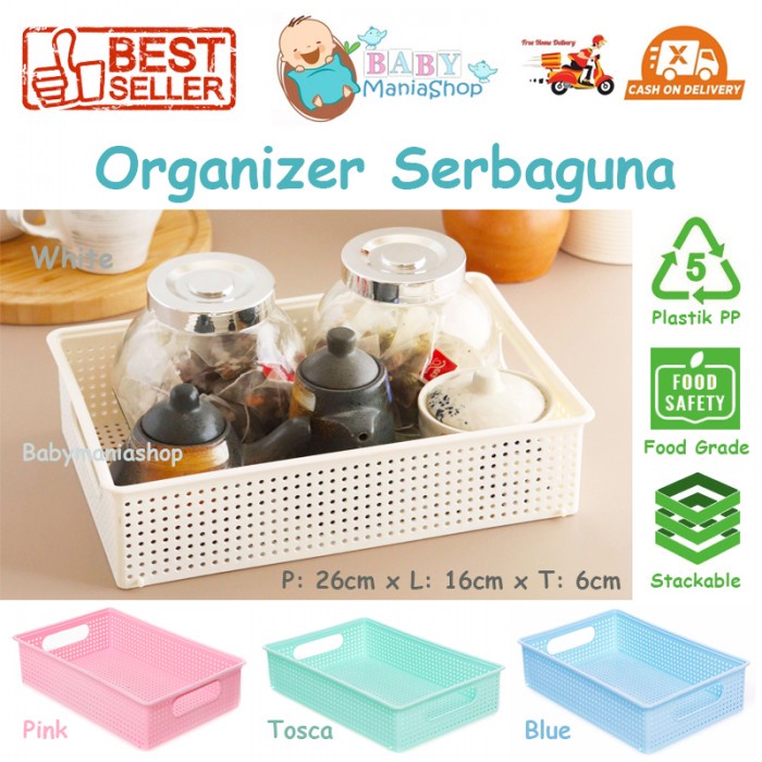 Plastic Basket Organizer Box Drawer Divider Cosmetic Holder Eva Jerry ...