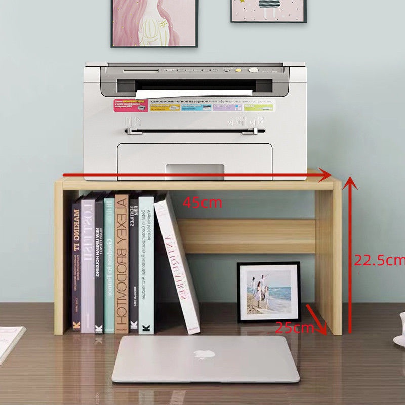 Printer Storage Rack Office Desktop Small Bookshelf Host Storage Rack ...