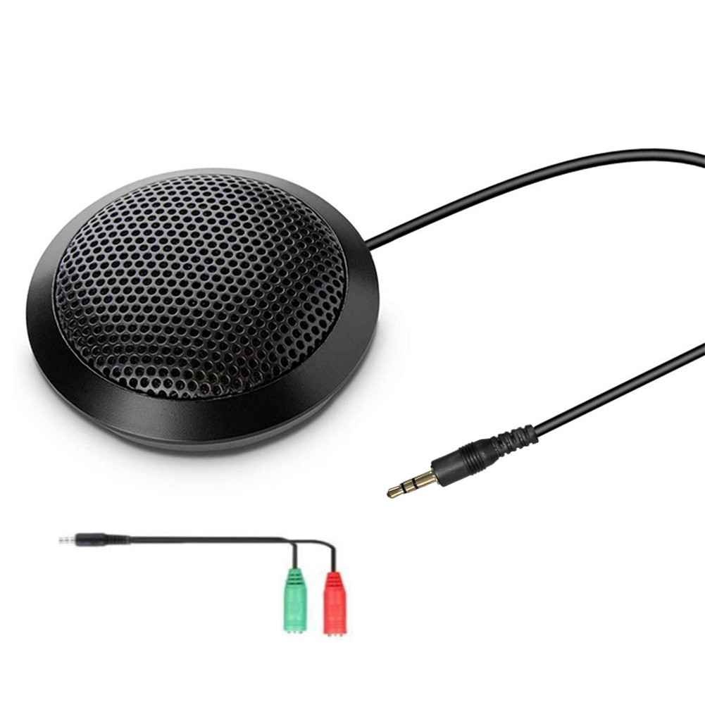 Conference Microphone Omnidirectional 360 Condenser Desktop Voice ...