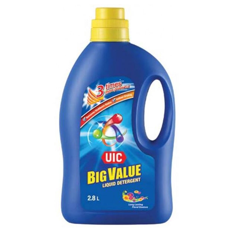 UIC Big Value Laundry Liquid Detergent (Floral Essence) 2.8L | Shopee ...
