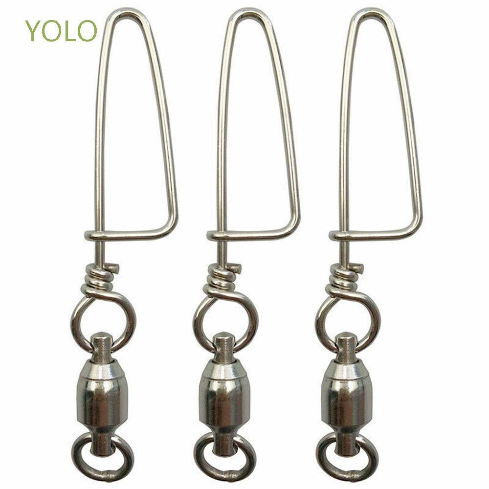 YOLO Stainless Steel Fishing Accessories Fishing Line Connector Ball ...