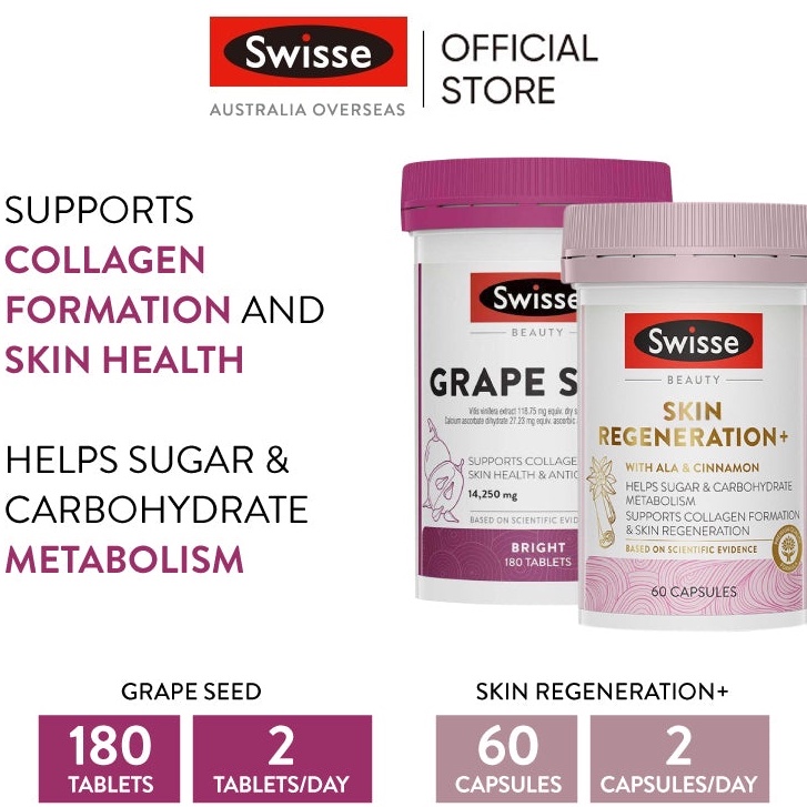 Shopee x Swisse Brand Box - Swisse Beauty Grape Seed 180 Tablets ...