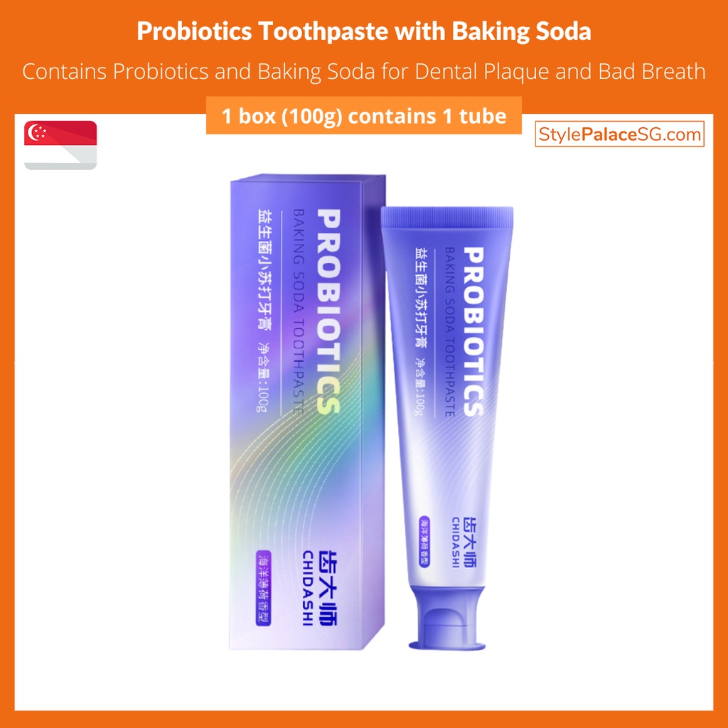 Probiotics Baking Soda Formulated Toothpaste Ocean Mint Aroma by ...