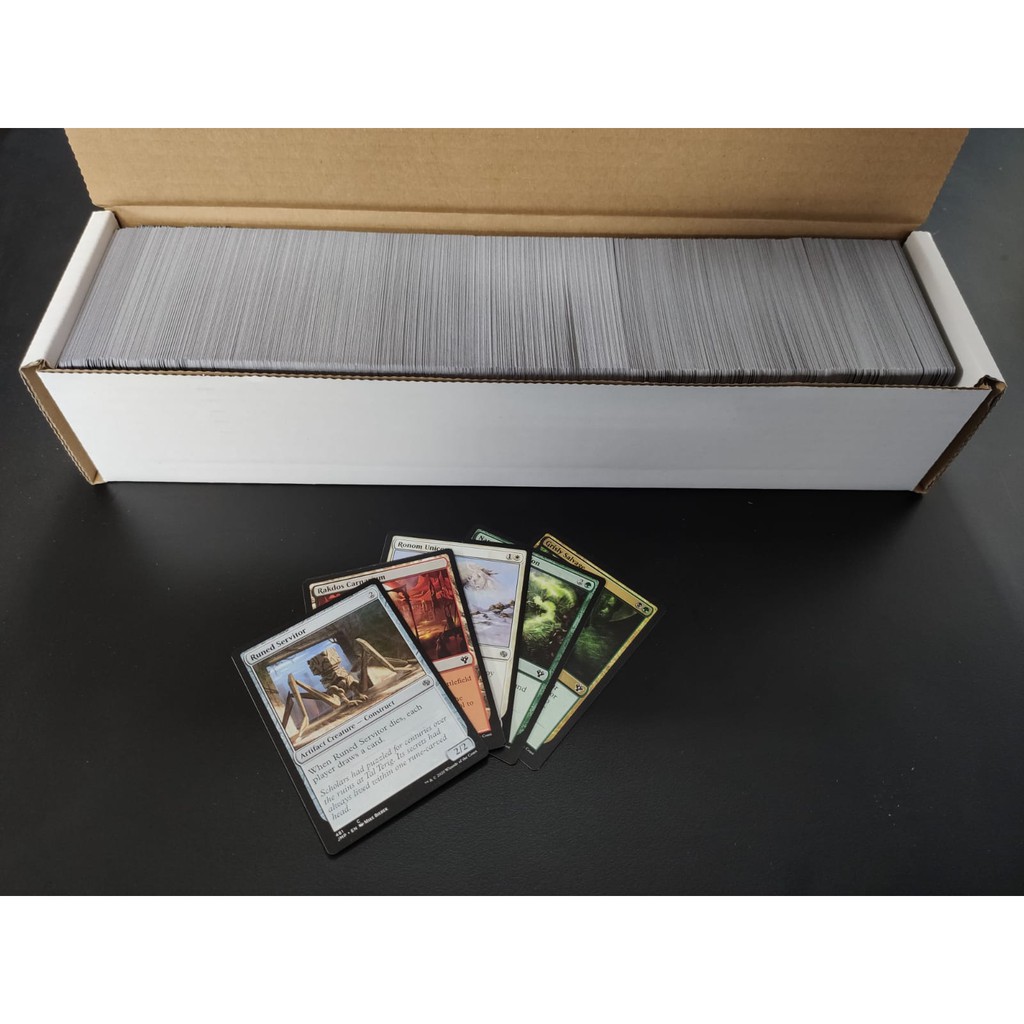 BULK MTG commons with long white storage box | Shopee Singapore