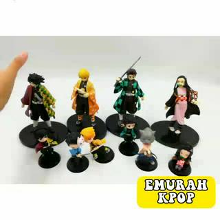 Demon Slayer : Kimetsu No Yaiba Nezuko Zenitsu Tanjirou Giyuu Inosuke ...