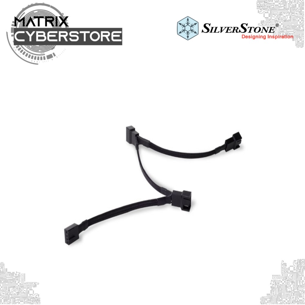 SilverStone CPF02, 1-3 PWM FAN SPLITTER CABLE | Shopee Singapore