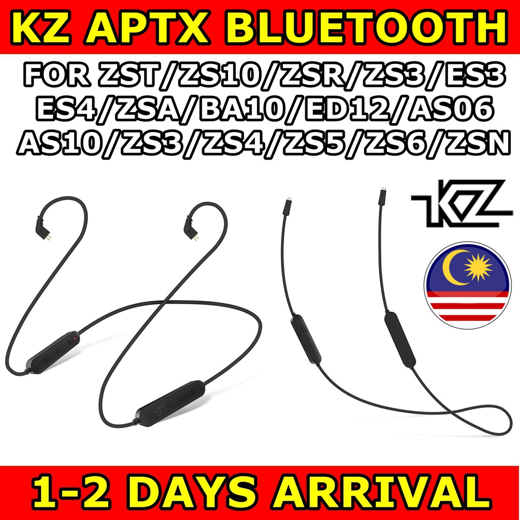 KZ APTX Earphones Upgrade Bluetooth Cable (ZST/ZSN PRO X/ZS10 PRO/ZSR ...