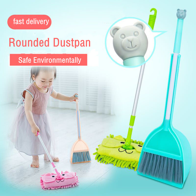 Mini Broom Dustpan Set Kids Cleaning Tool Kindergarten Gift Mini Broom ...