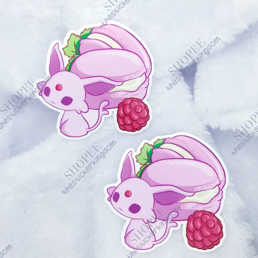 💕 WATERPROOF💕 Espeon/ Eevee Evolution/ Pokemon/ Laptop Sticker/ Car ...