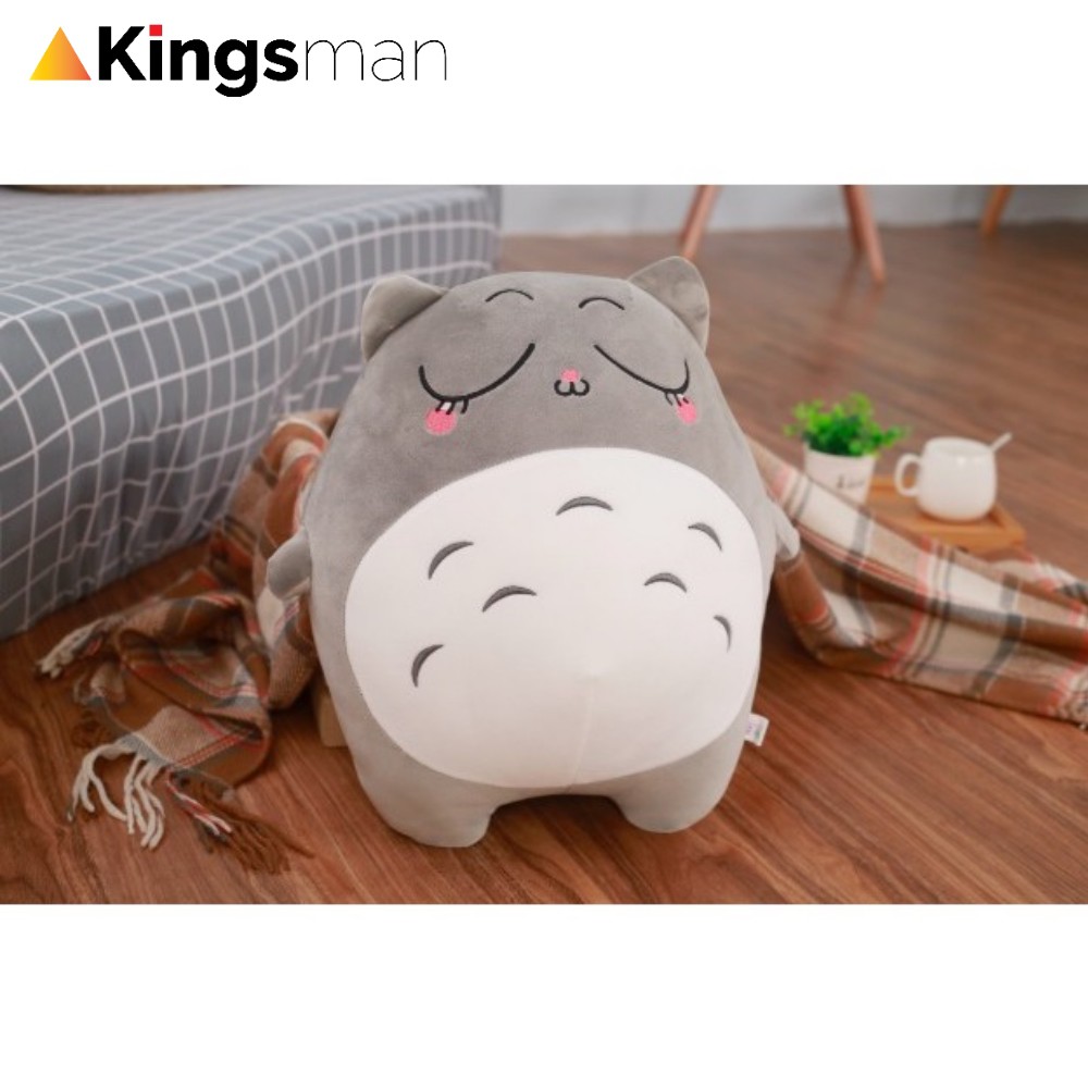 Fat Cat Totoro Plush Toy 70cm - Close Eye | Shopee Singapore