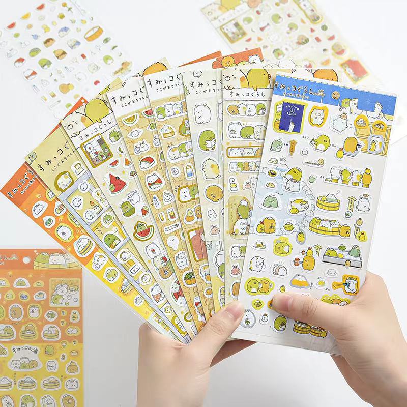 Japanese Cute Cartoon Stickers Diy Handbook Diary Sumikkogurashi