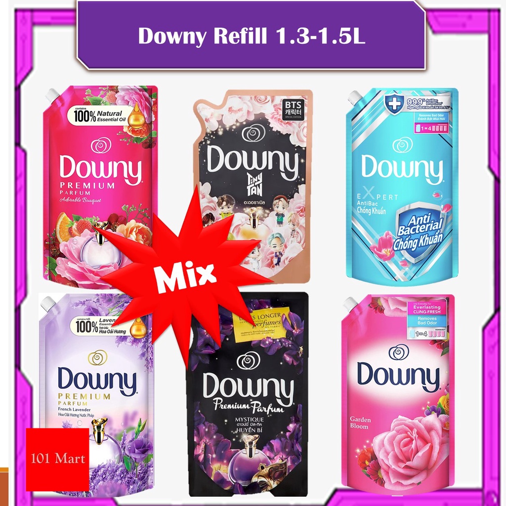 Downy Fabric Softener Refill, 1.35L-1.5L[ Mix] | Shopee Singapore